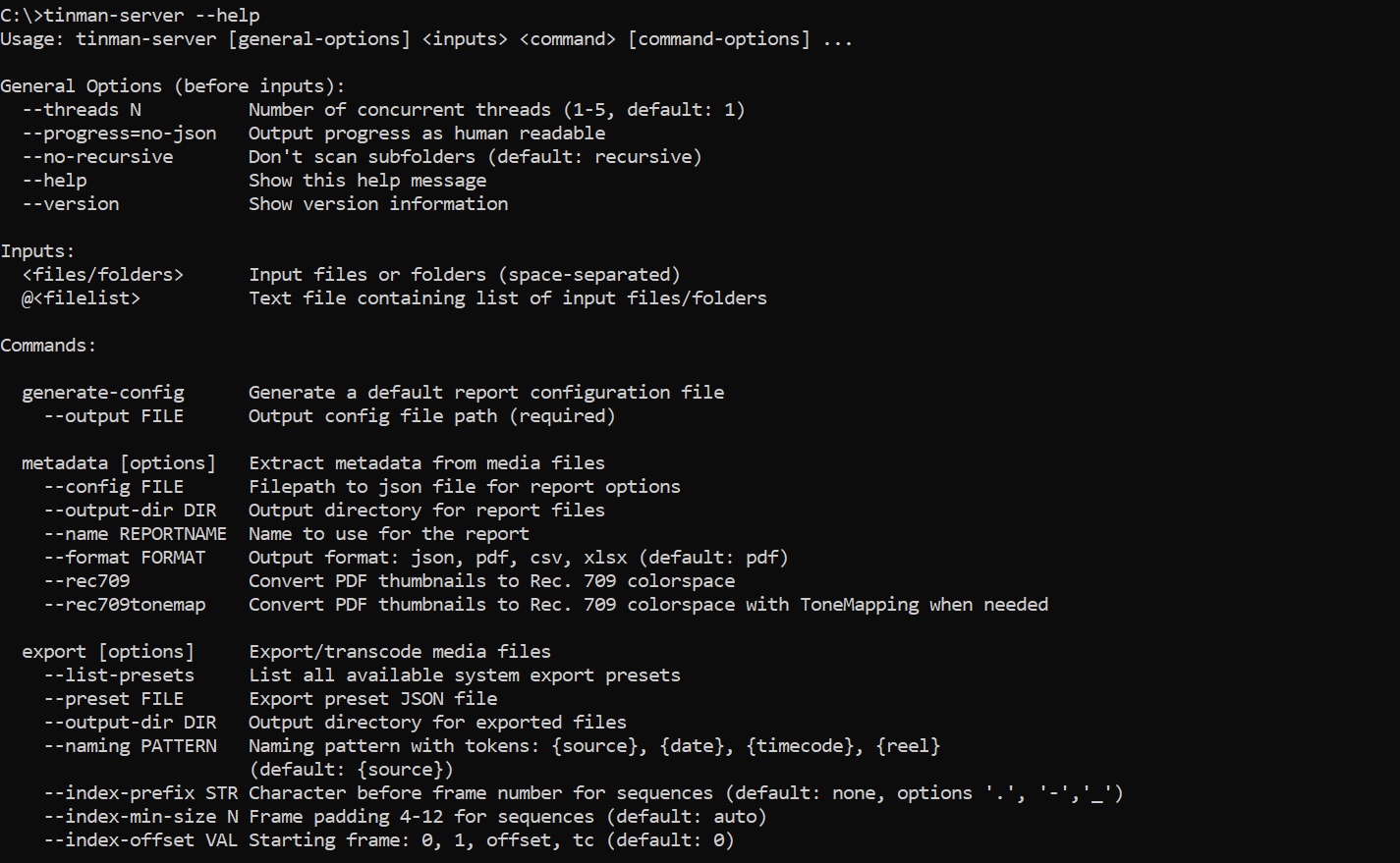 Tin Man Server — Command-Line Automation for Media Workflows